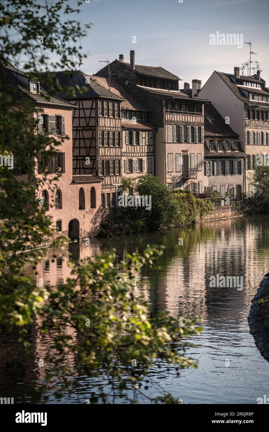 Timber frame houses in the tanner quarter, Petite France, Strasbourg ...