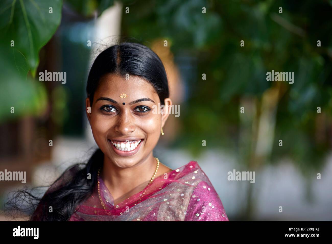 Young Woman Is An Employee Of Erandia Marari Ayurveda Beach Resort Mararikulam South Kochi