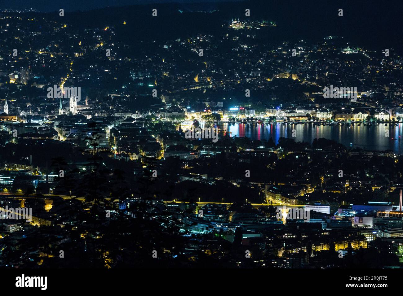 Zürich uetliberg night hi-res stock photography and images - Alamy
