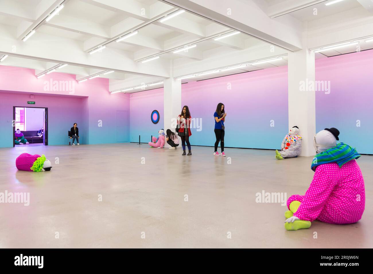 Exhibition, Rockbund Art Museum, visitors, rainbow, clowns, exhibition ...