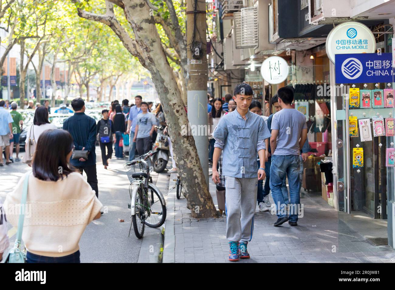 French concession shanghai plane trees hi-res stock photography and ...