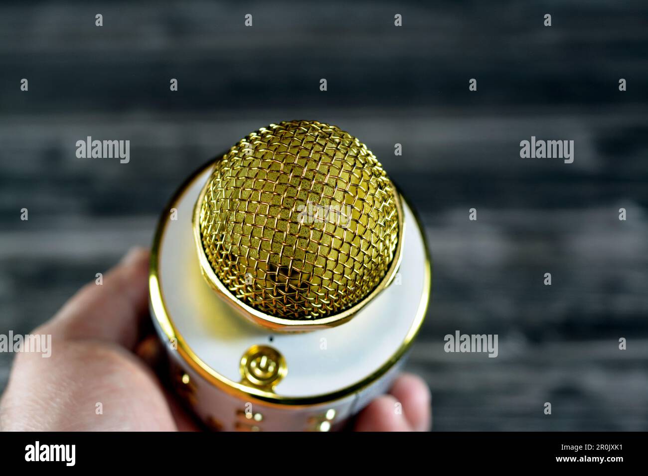 Speech microphone audience hi-res stock photography and images - Alamy