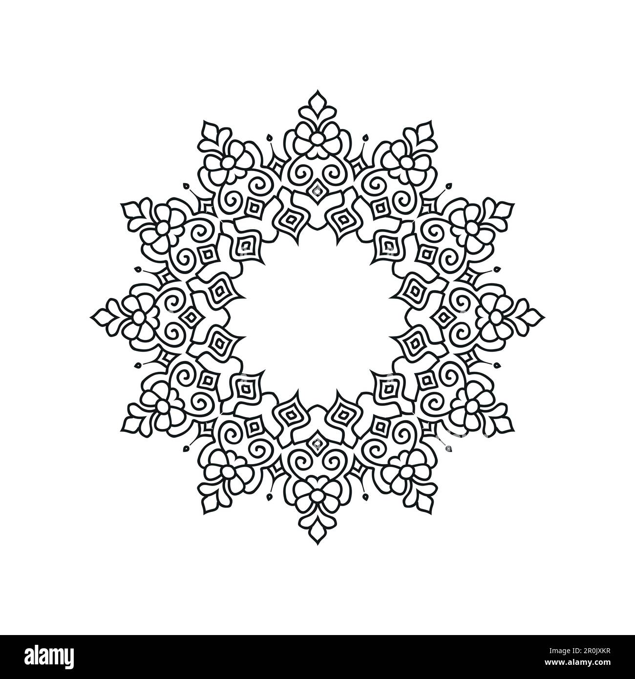 Mandala background design vector illustration Stock Vector Image & Art ...