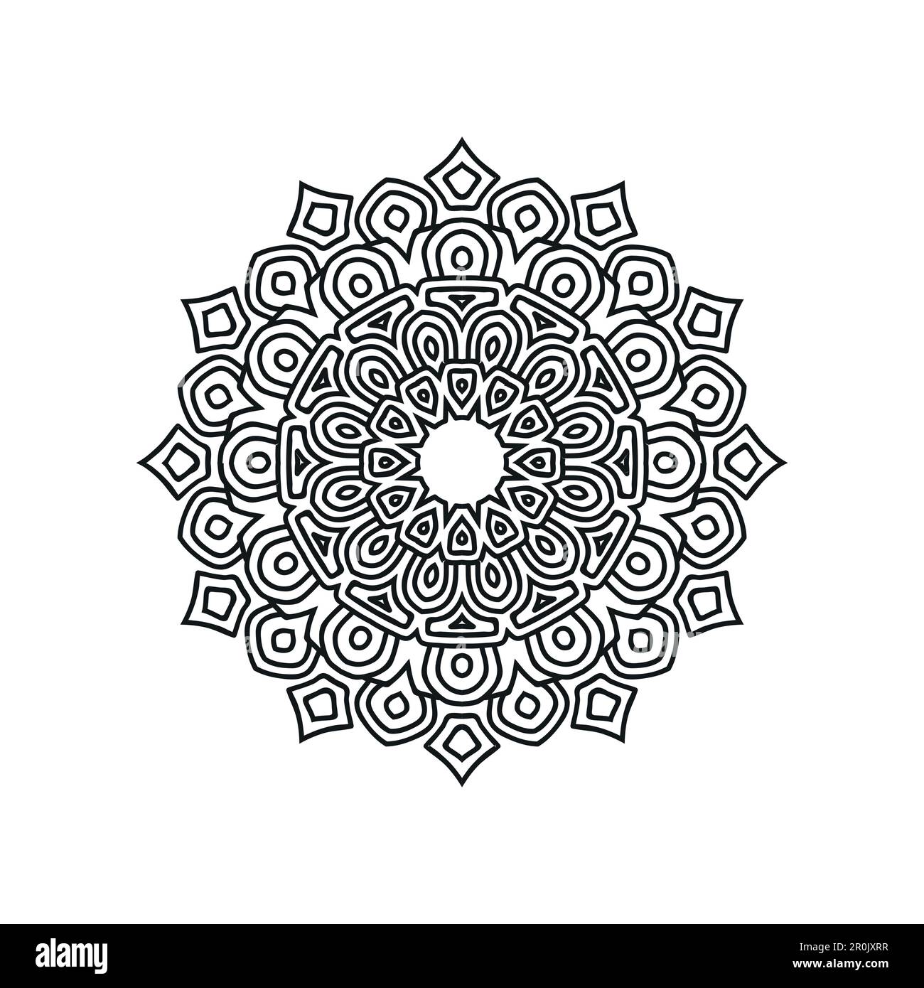 Mandala pattern design background vector illustration Stock Vector ...