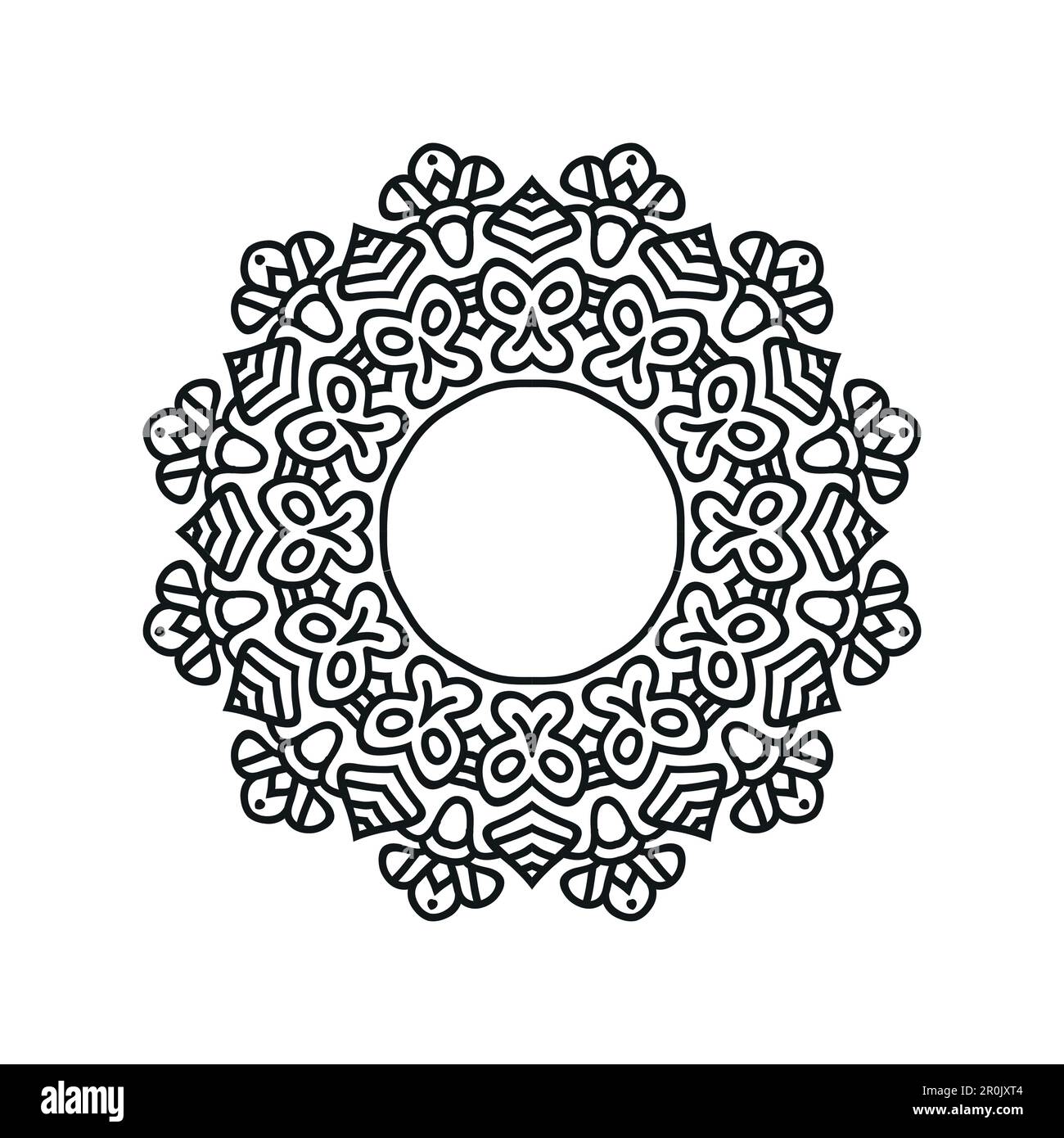 Mandala pattern design background vector illustration Stock Vector ...