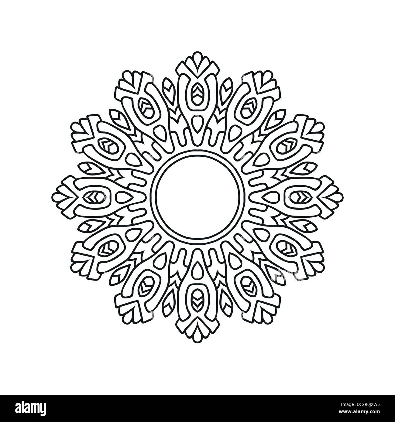 Mandala pattern design background vector illustration Stock Vector ...