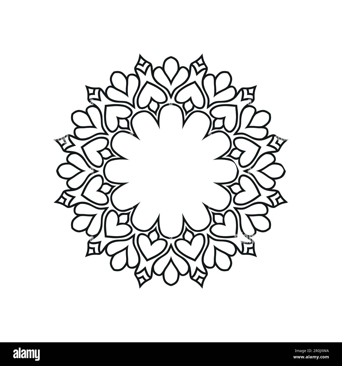 Flower Mandala background design vector illustration Stock Vector Image ...