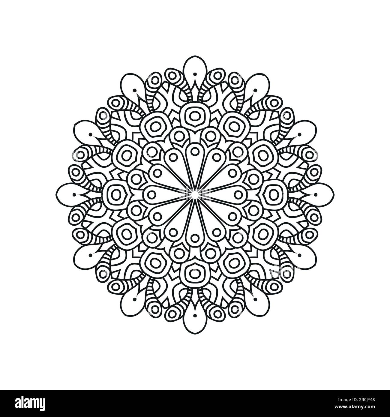 Mandala pattern design background vector illustration Stock Vector ...