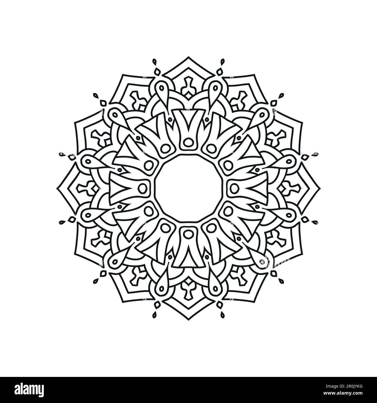 Islamic mandala background vector illustration Stock Vector Image & Art ...