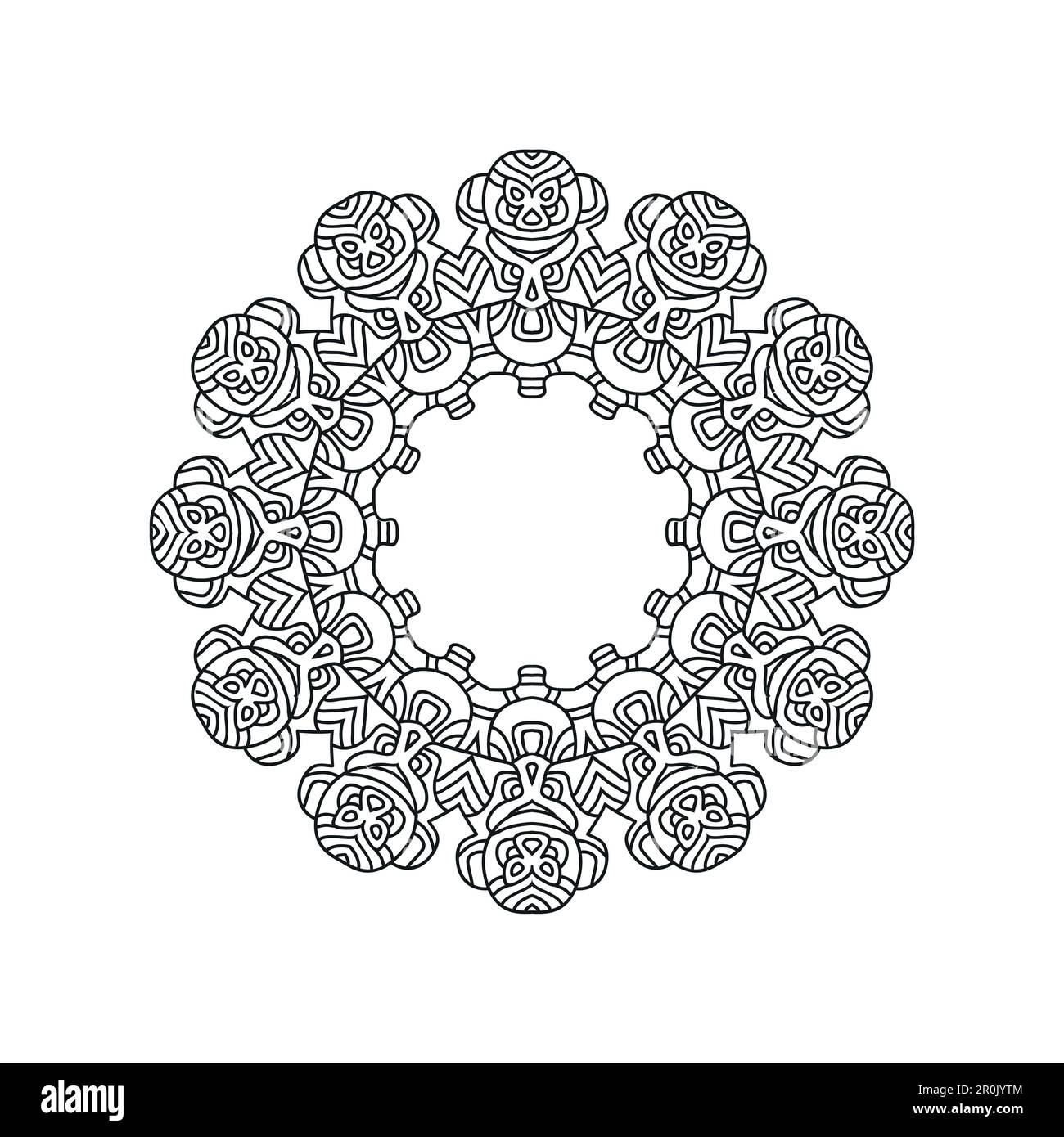 Mandala pattern design background vector illustration Stock Vector ...