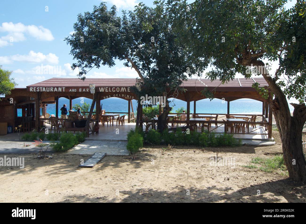 Big sand Restaurant & Bungalows, Golden Sand Beach, Karpaz Halbinsel ...