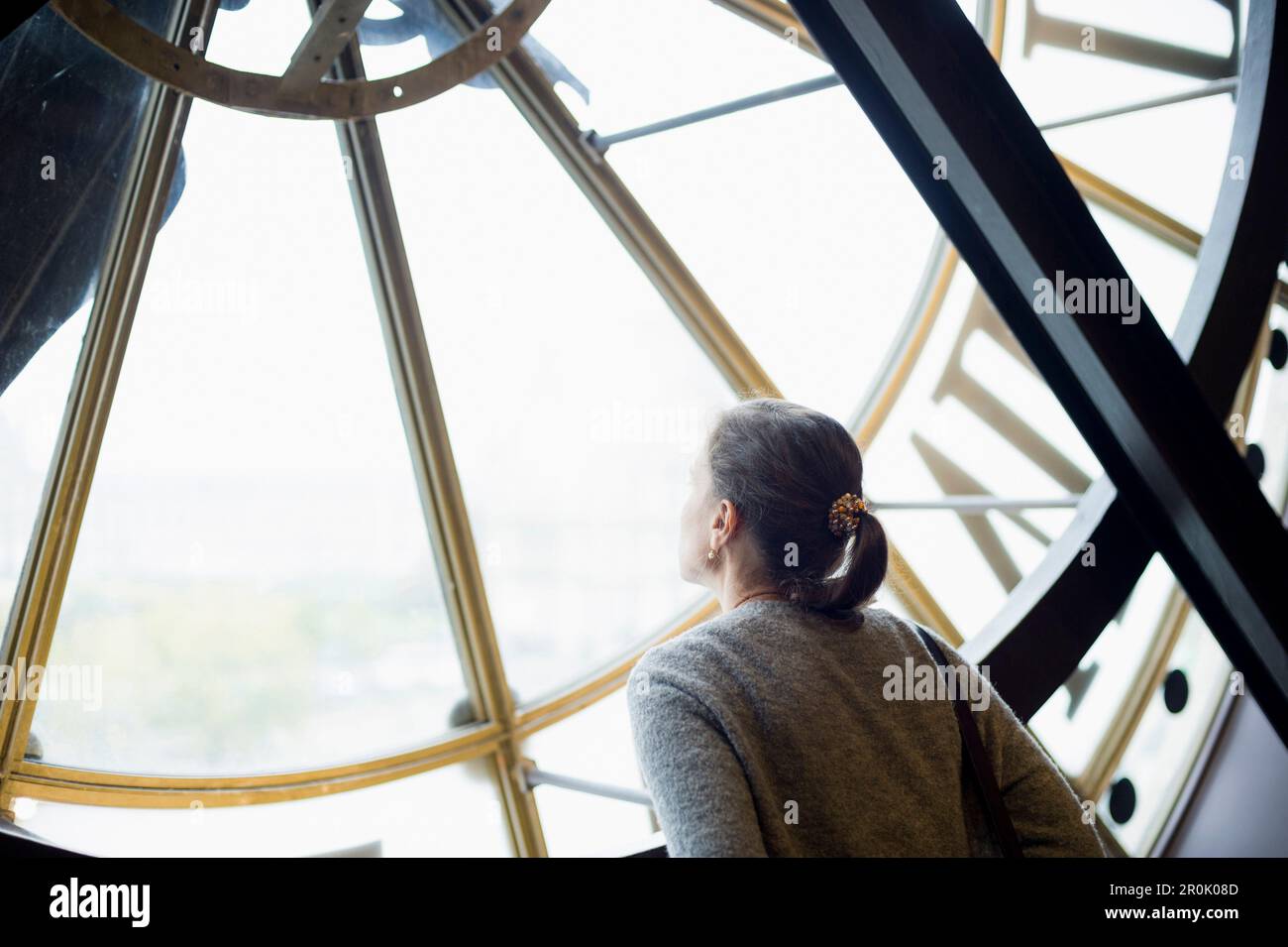 Old station clock, Museum d'Orsay, Paris, France Stock Photo - Alamy