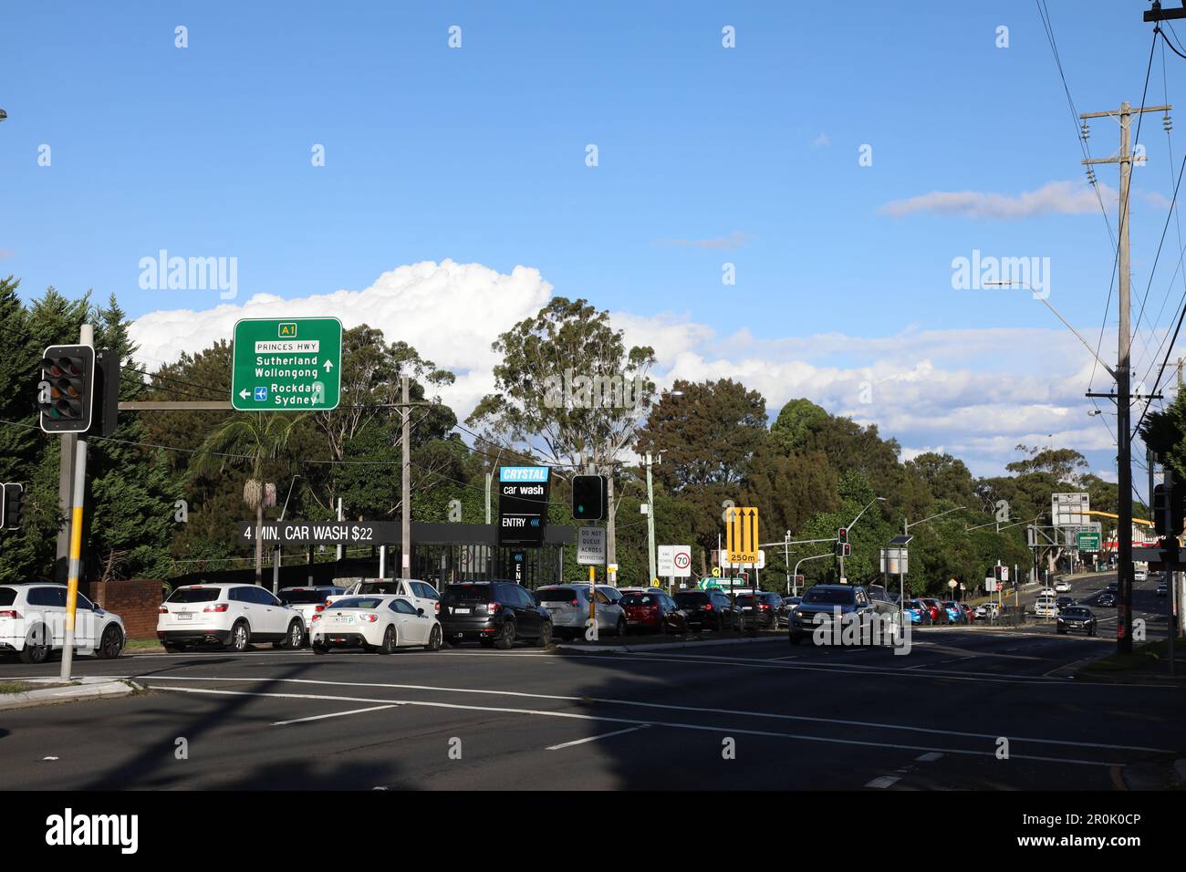 King Georges Road, Blakehurst, Sydney, NSW, Australia Stock Photo - Alamy