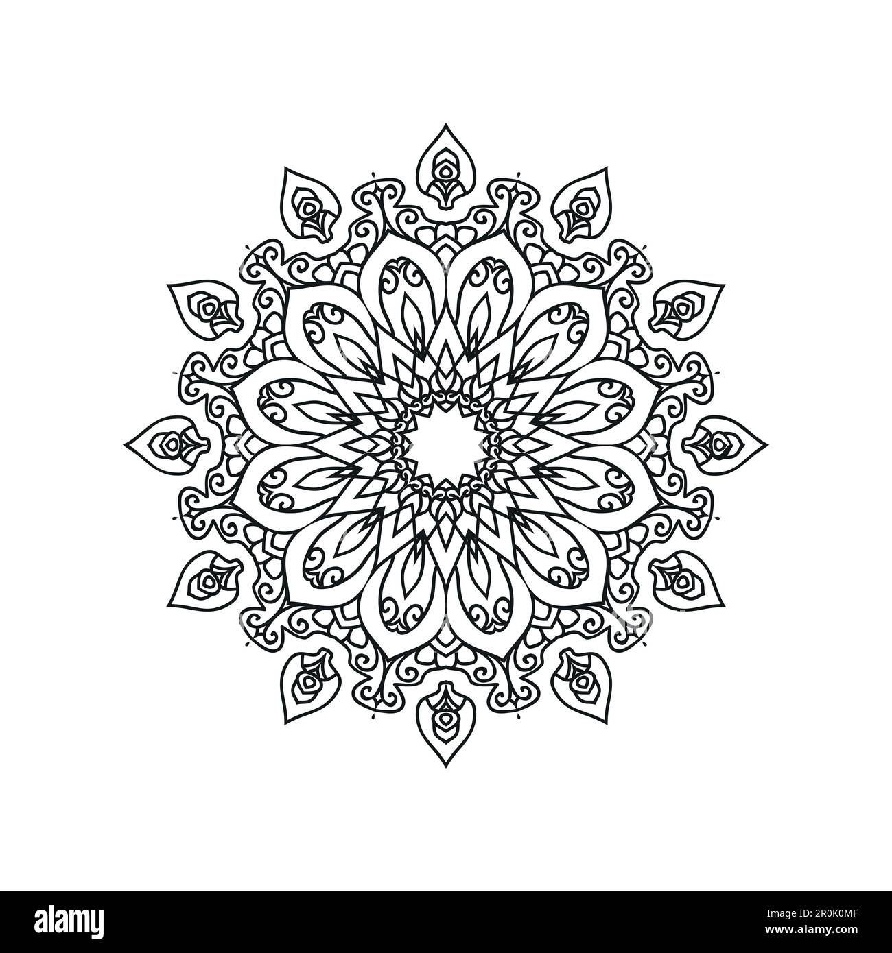 New mandala art vector illustration Stock Vector Image & Art - Alamy
