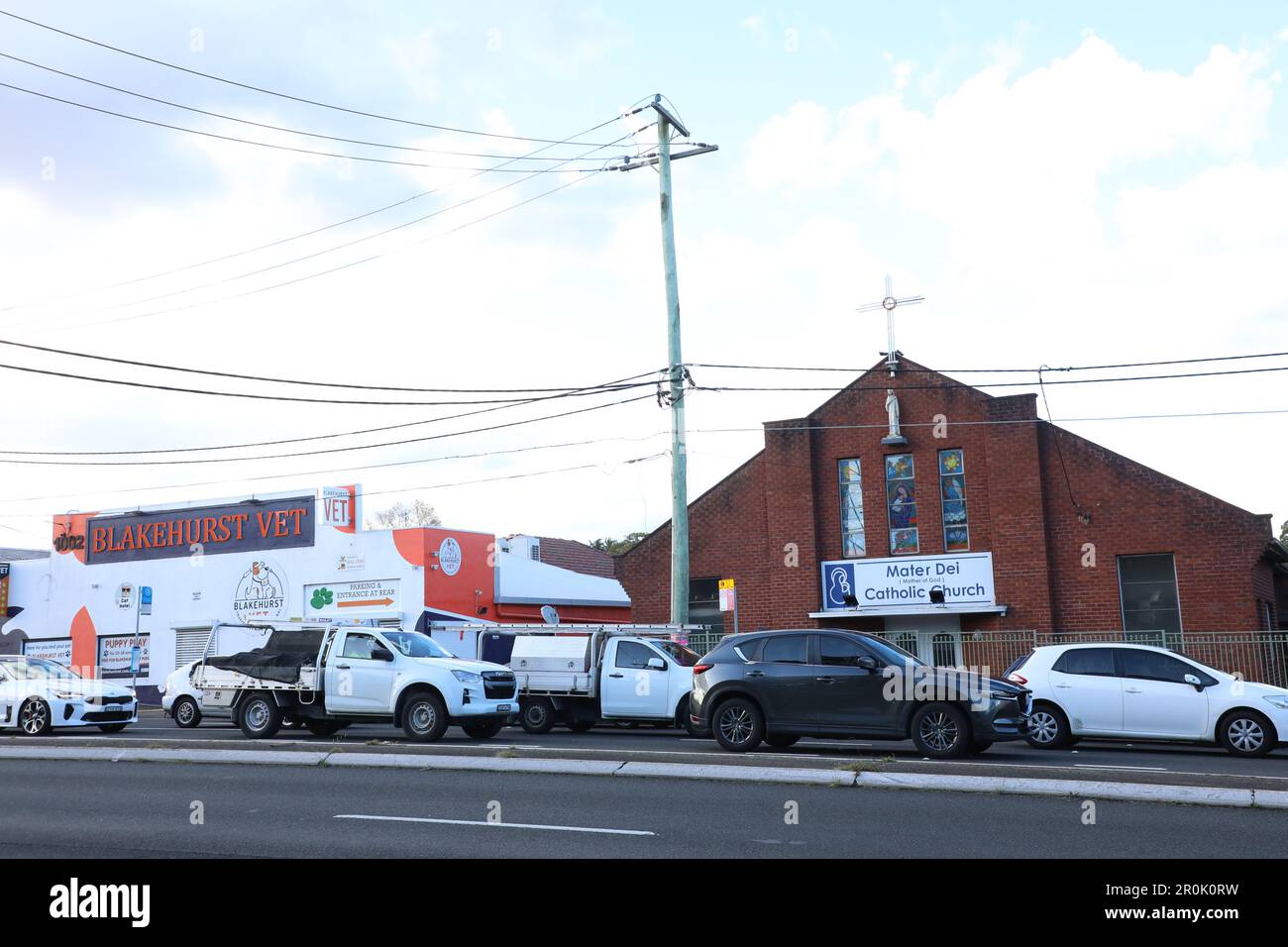 Blakehurst Vet and Mater Dei Catholic Church, King Georges Road ...