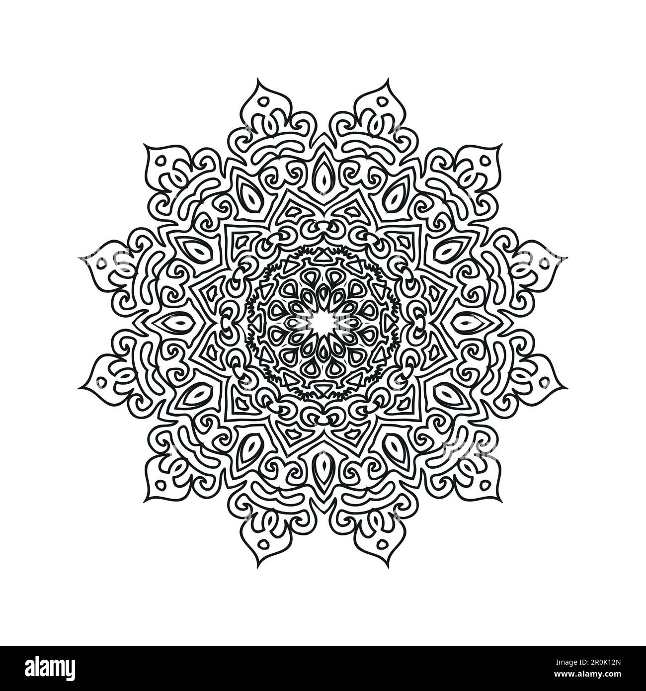 Mandala pattern design background vector illustration Stock Vector ...