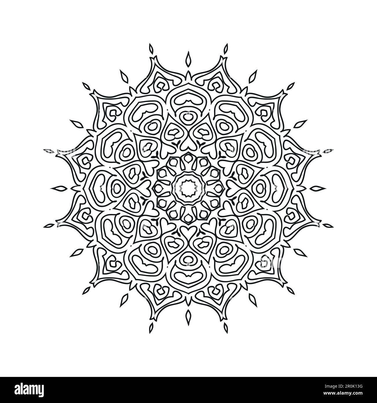 Mandala pattern design background vector illustration Stock Vector ...