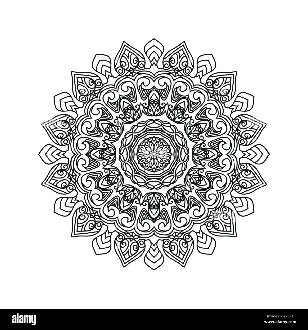Mandala pattern design background vector illustration Stock Vector ...