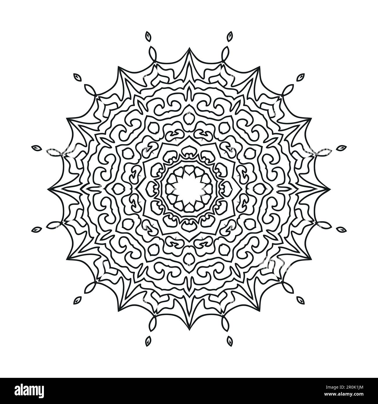 Mandala pattern design background vector illustration Stock Vector ...