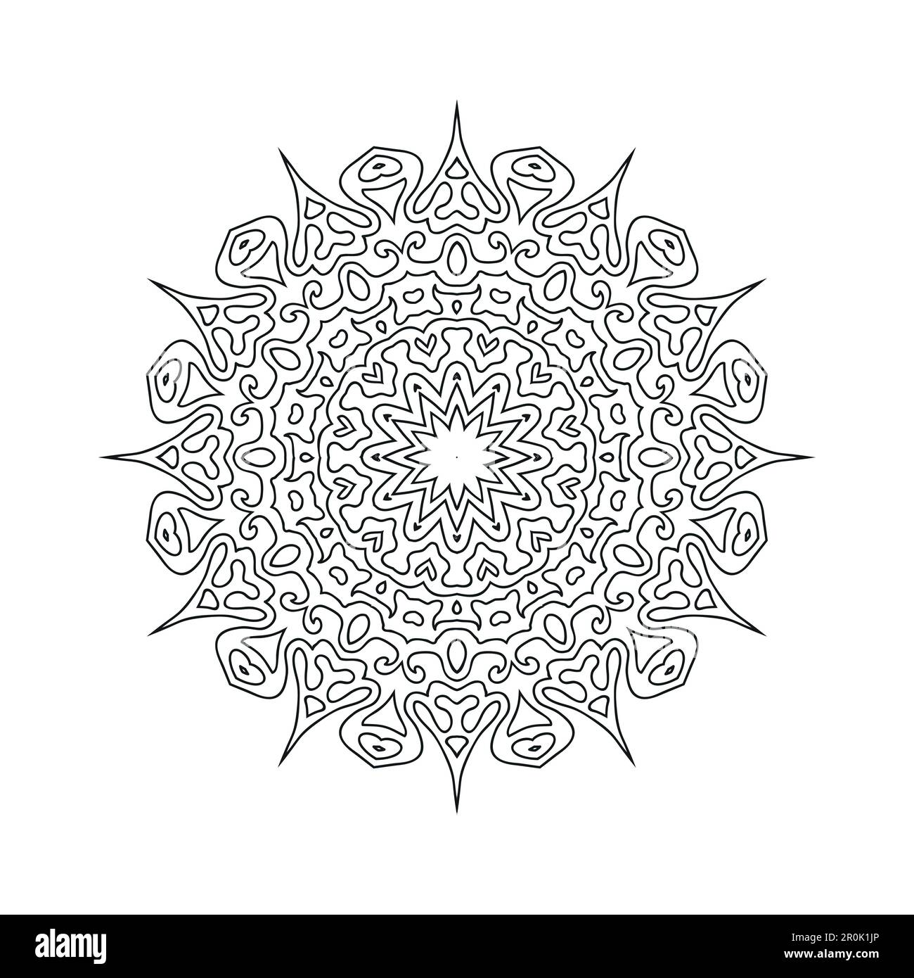 Mandala pattern design background vector illustration Stock Vector ...