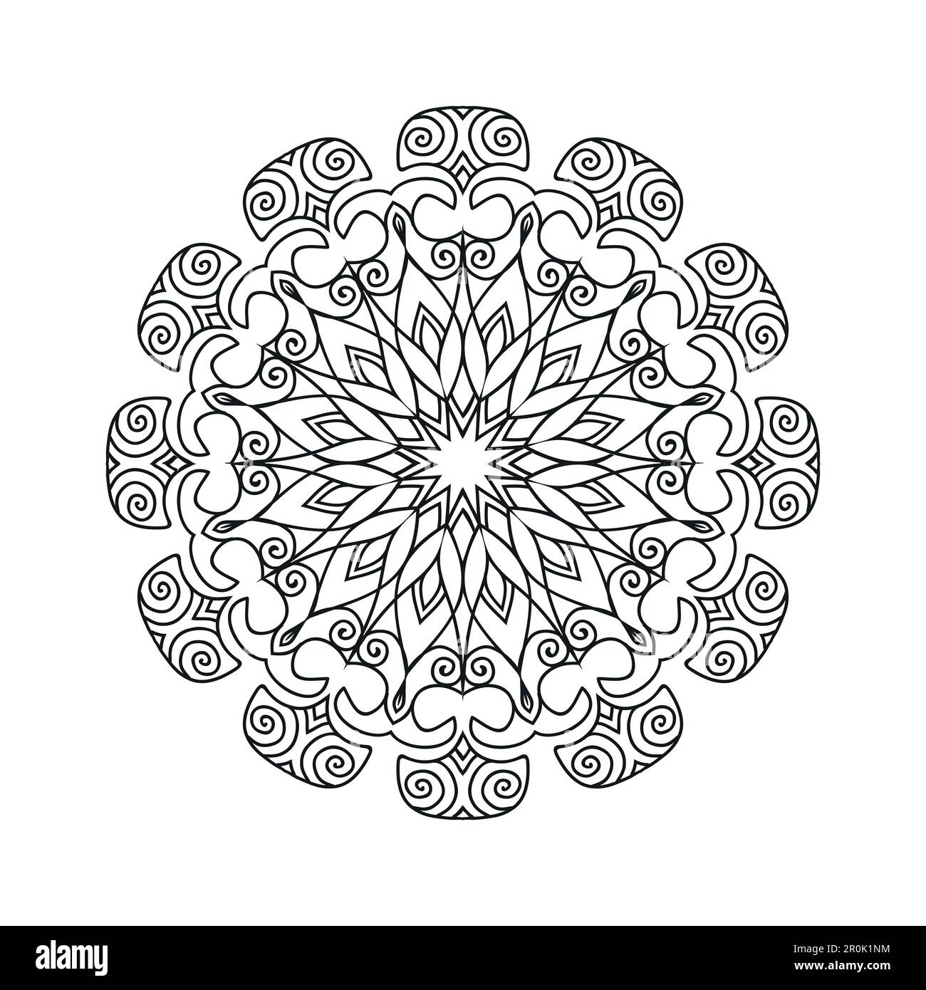 Mandala pattern design background vector illustration Stock Vector ...