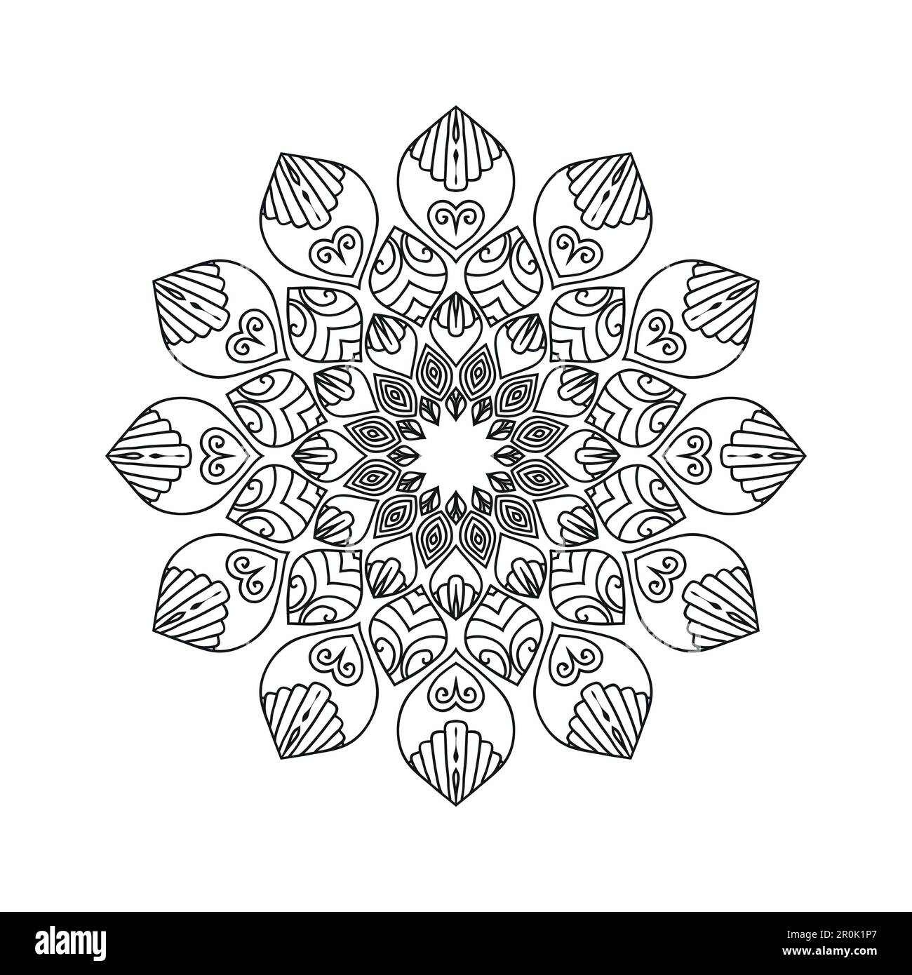 New flower mandala designs vector illustration Stock Vector Image & Art ...