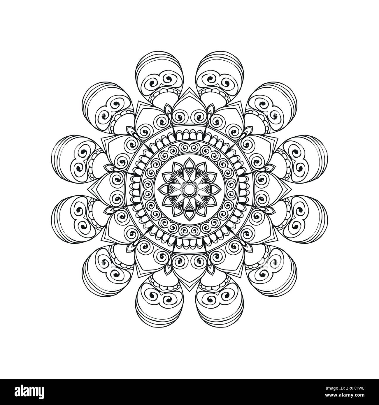 New mandala designs vector illustration Stock Vector Image & Art - Alamy