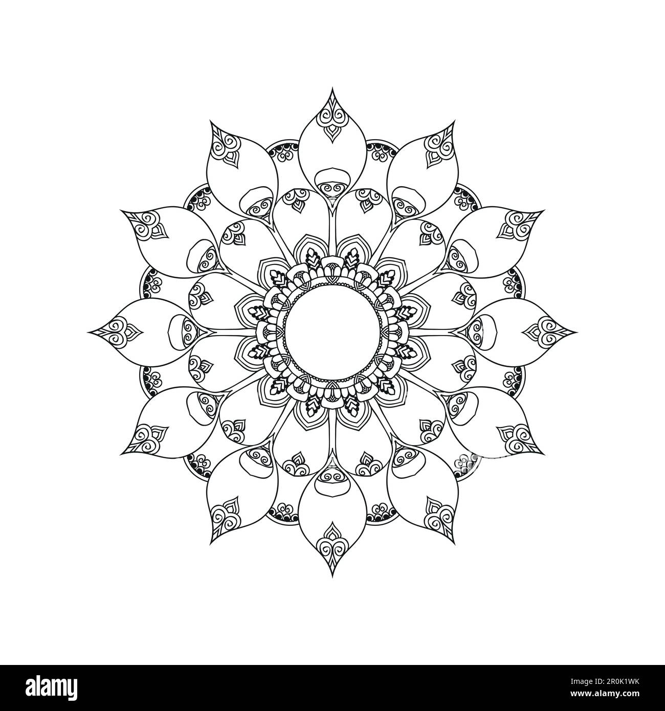 New mandala designs vector illustration Stock Vector Image & Art - Alamy