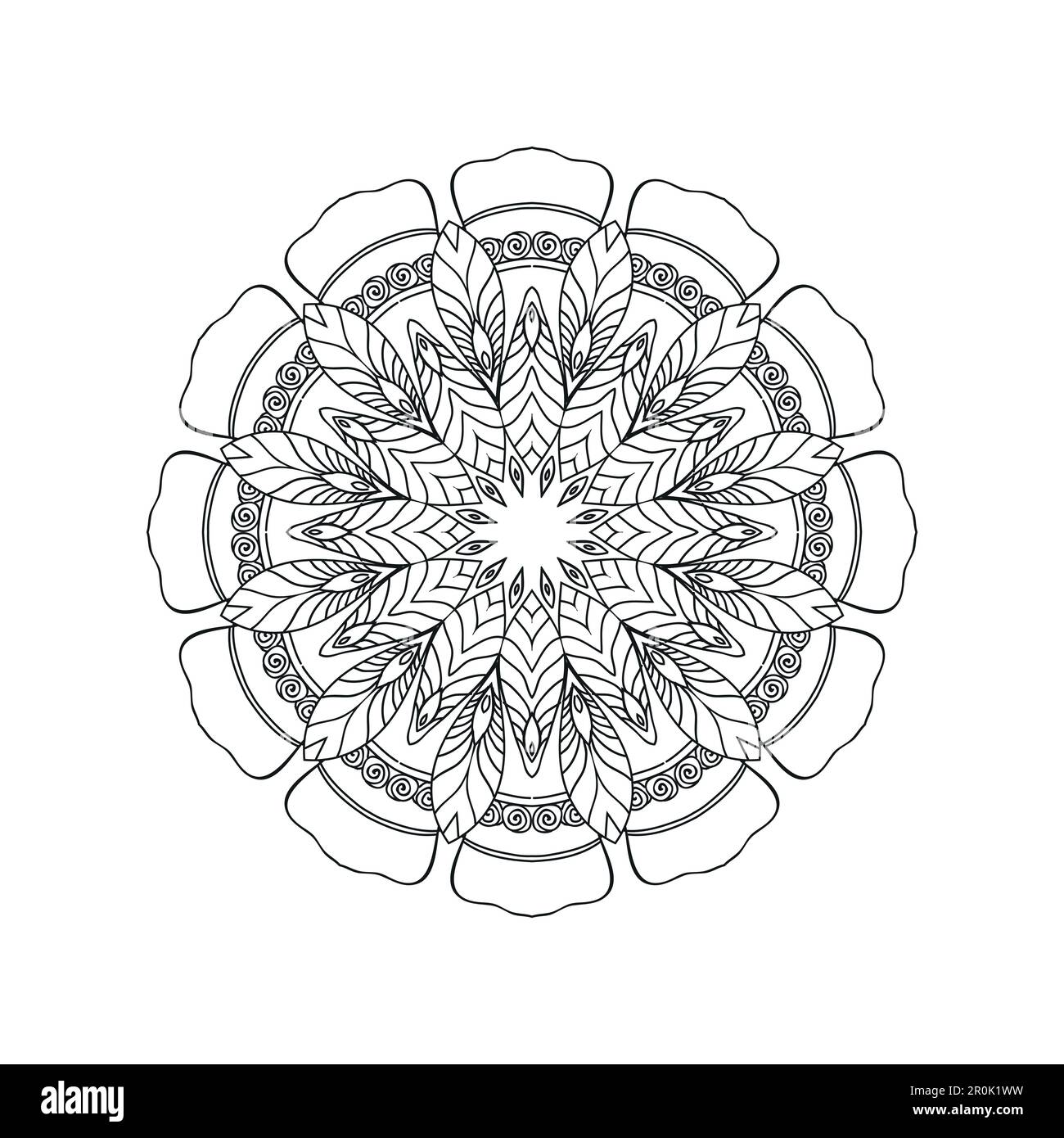 New mandala designs vector illustration Stock Vector Image & Art - Alamy