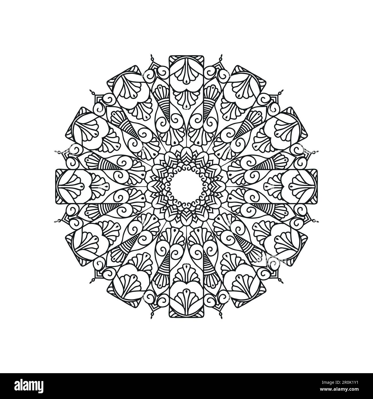 New flower mandala designs vector illustration Stock Vector Image & Art ...
