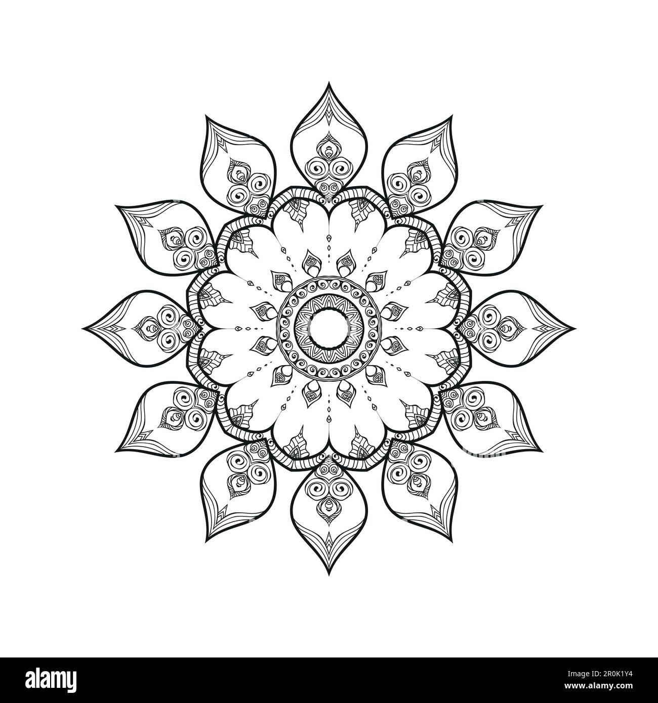 New Mandala Designs Vector Illustration Stock Vector Image And Art Alamy 