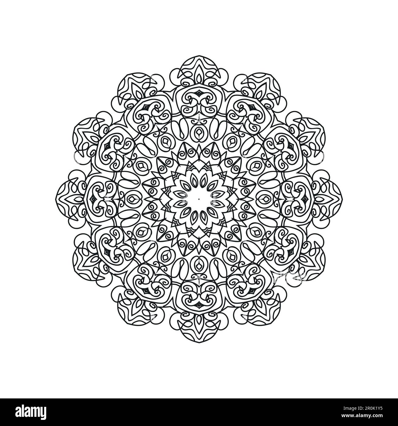 Mandala pattern design background vector illustration Stock Vector ...