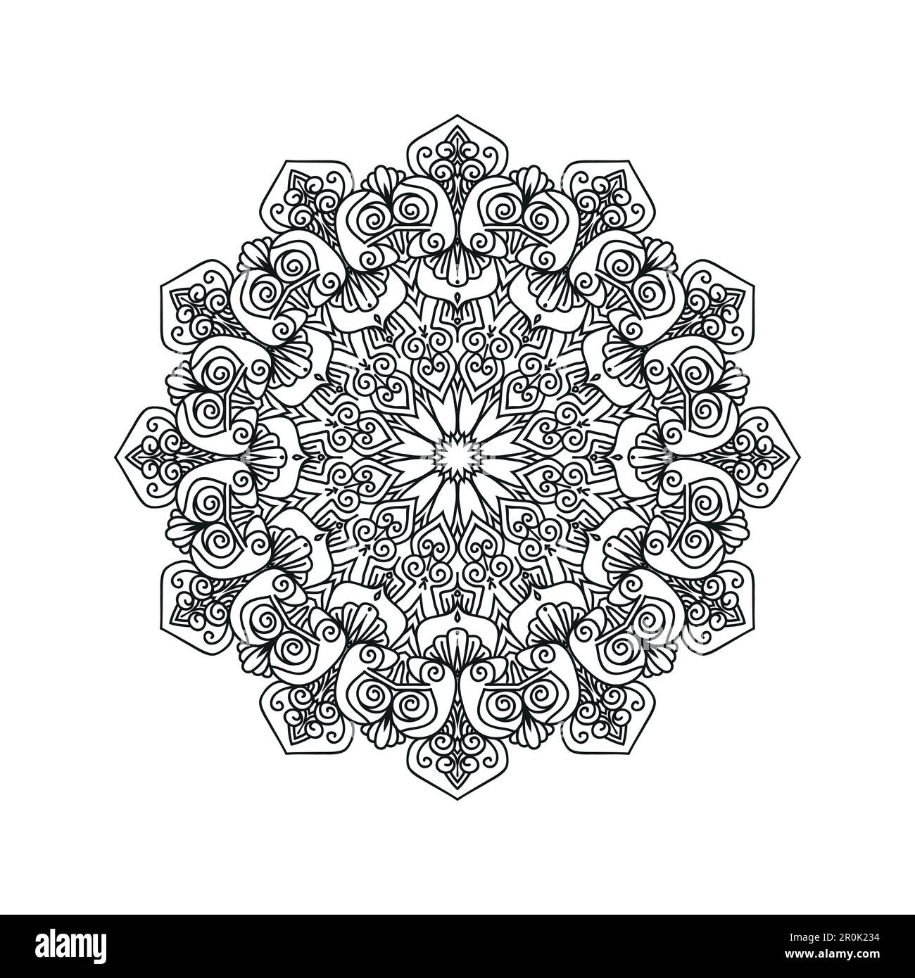 New flower mandala designs vector illustration Stock Vector Image & Art ...