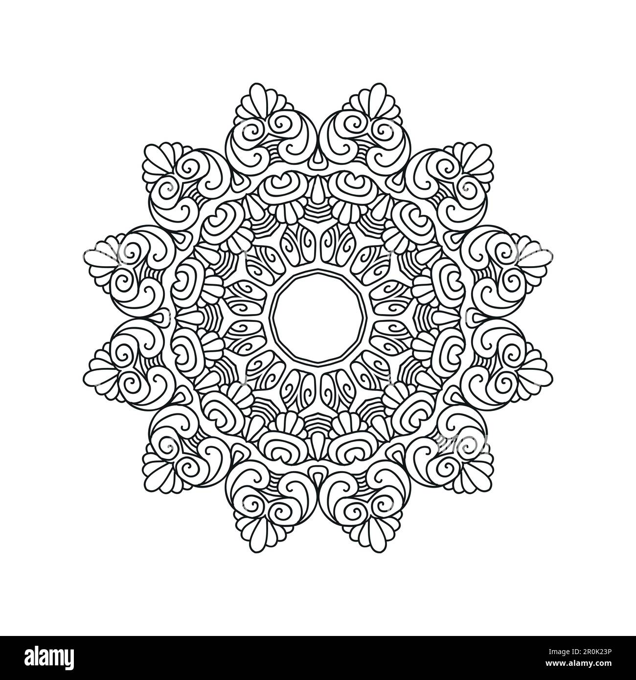 New flower mandala designs vector illustration Stock Vector Image & Art ...