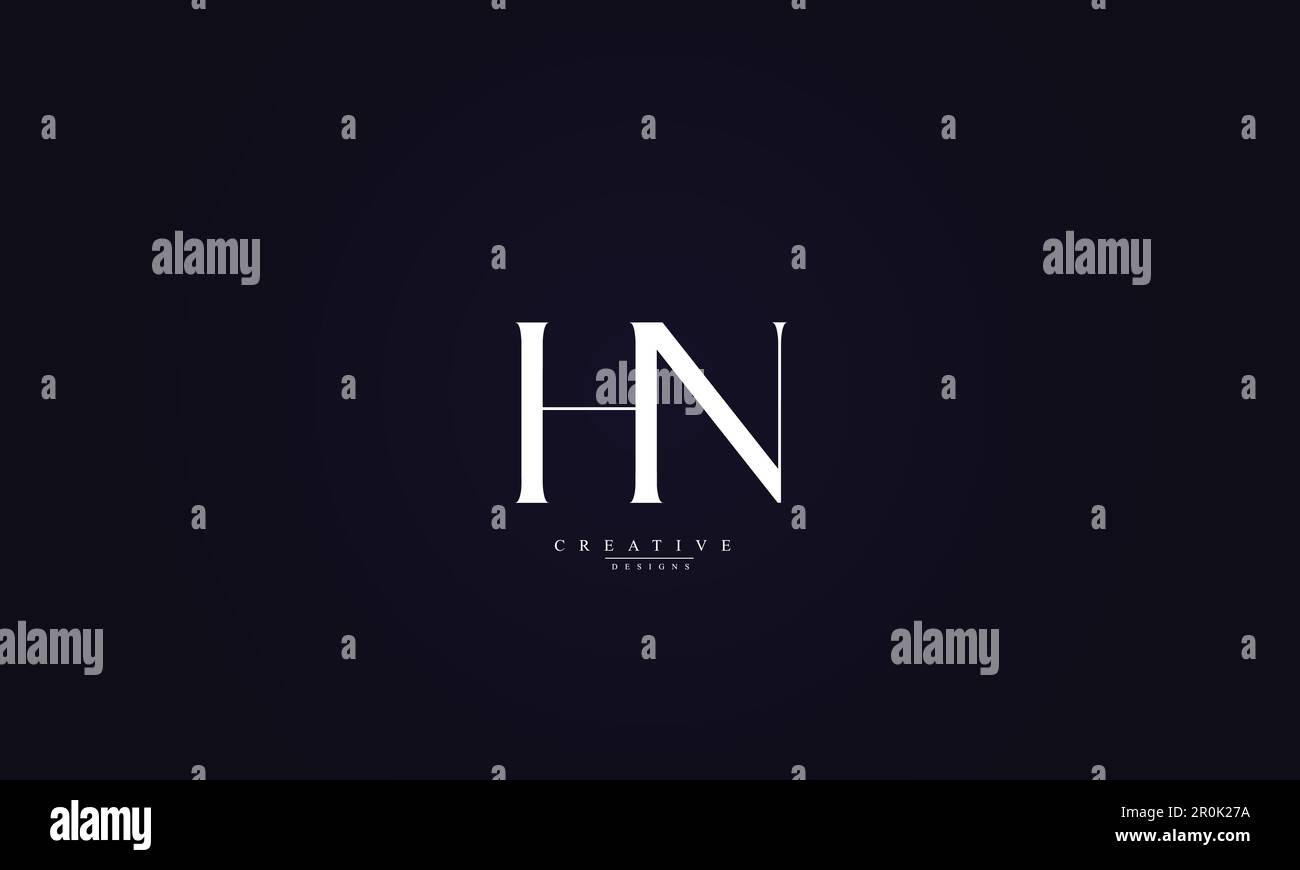 Hn logo vector vectors hi-res stock photography and images - Alamy