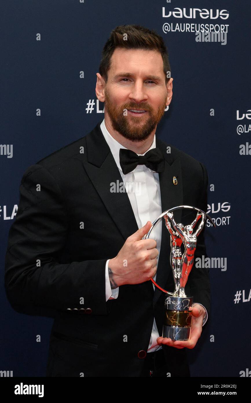 Paris, France. 08th May, 2023. Lionel Messi attends the 2023 Laureus ...