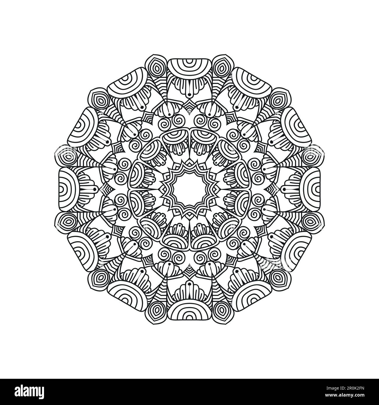 New mandala art designs vector illustration Stock Vector Image & Art ...