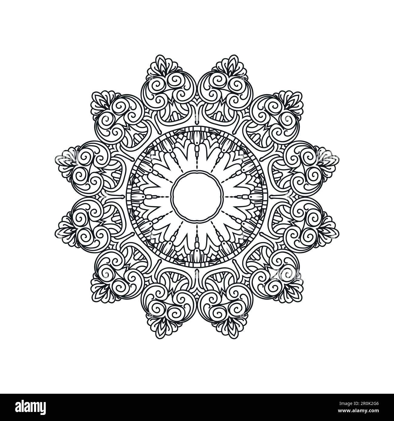 New flower mandala designs vector illustration Stock Vector Image & Art ...