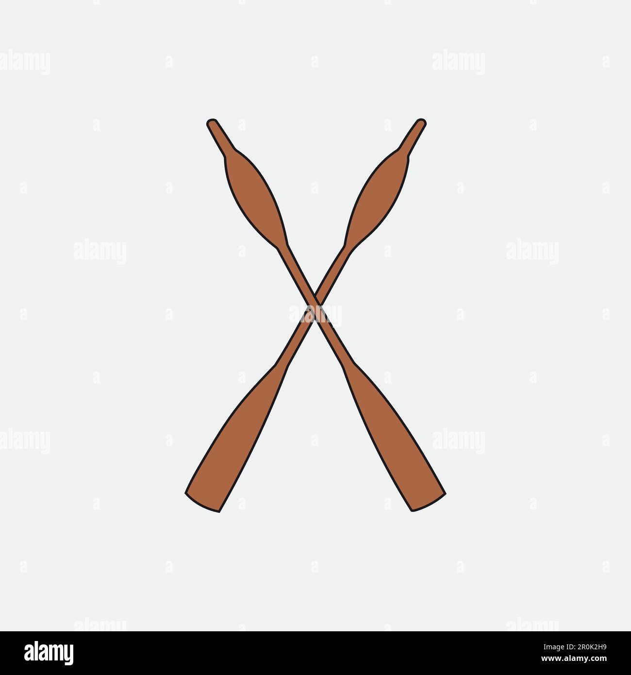 Woodcut Illustration of an Oar. - Vector Stock Vector Image & Art - Alamy