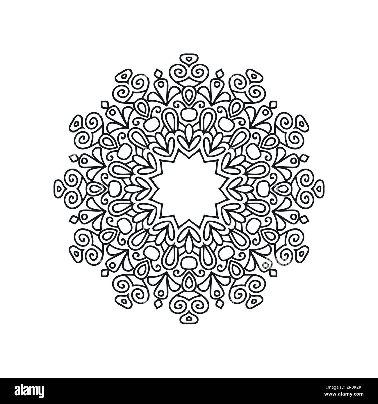 Mandala pattern design background vector illustration Stock Vector ...