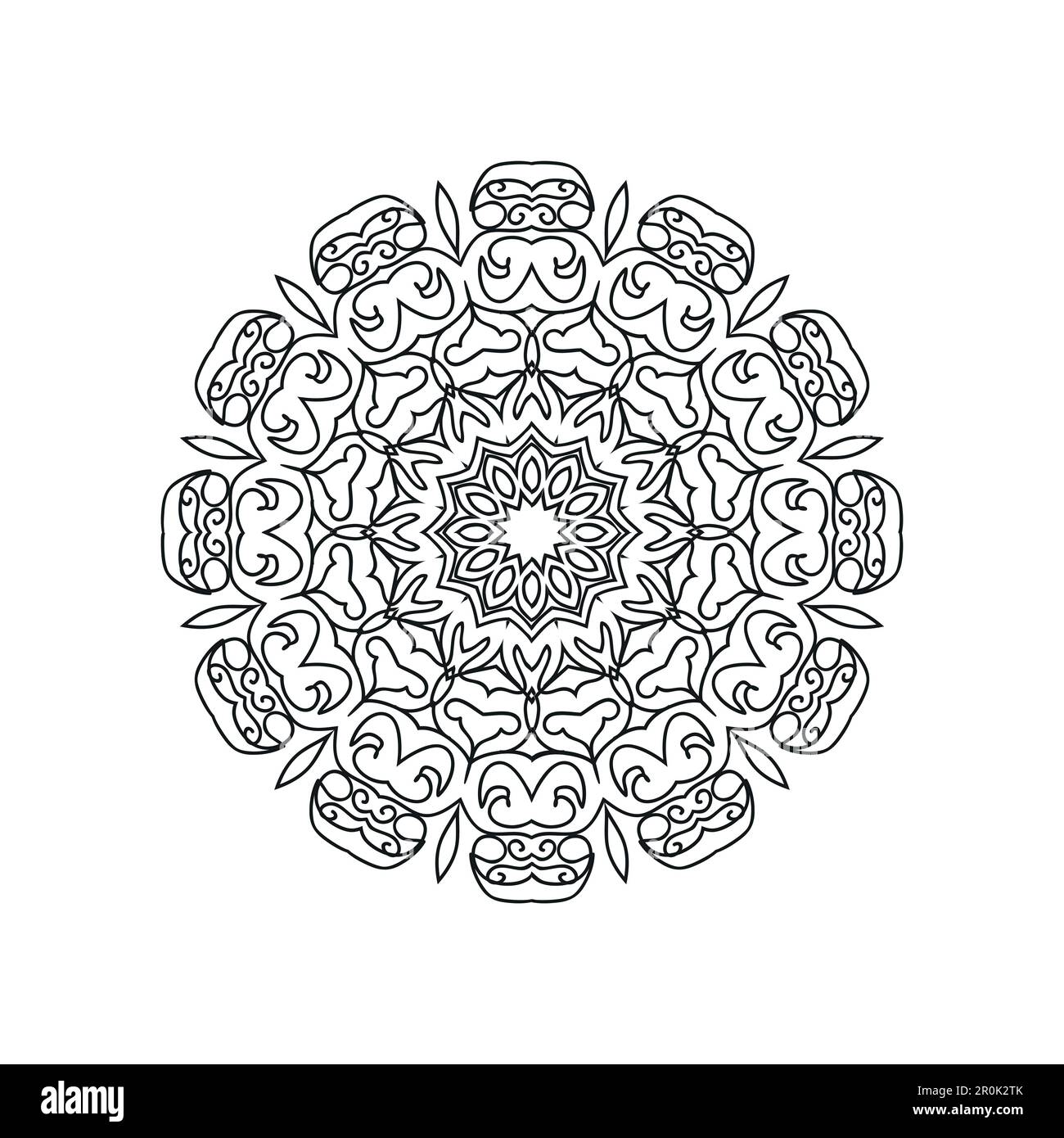 Mandala pattern design background vector illustration Stock Vector ...