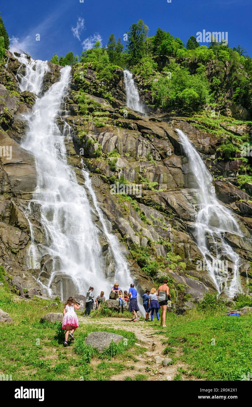 Nardis waterfall val genova hi-res stock photography and images - Alamy