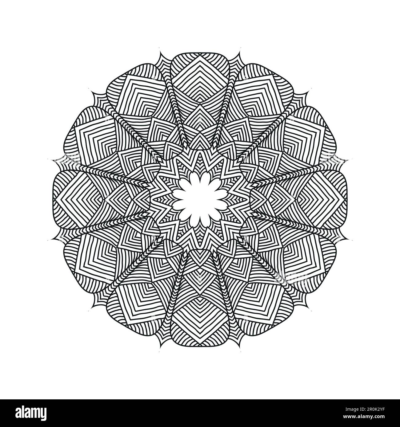 Black and white flower mandala designs Stock Vector Image & Art - Alamy