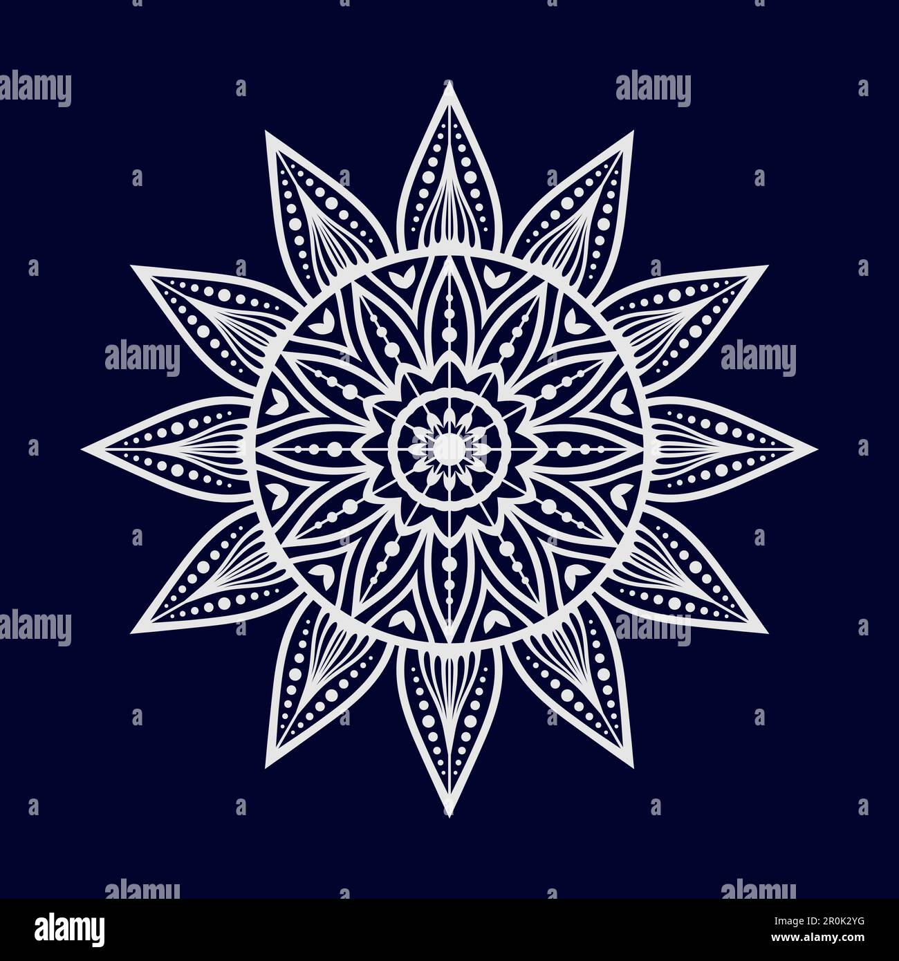 Flower Mandala background design vector illustration Stock Vector Image ...