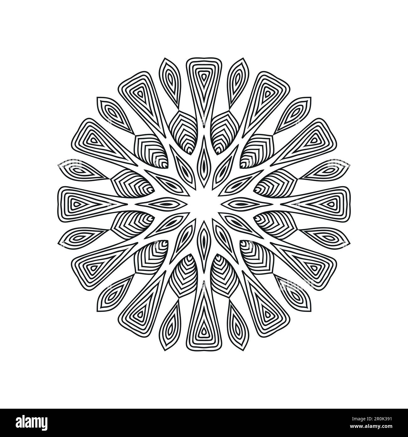 Mandala designs new art Cut Out Stock Images & Pictures - Alamy