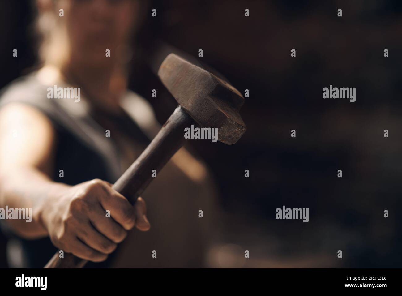 Strong hands mechanic holding hi-res stock photography and images - Alamy