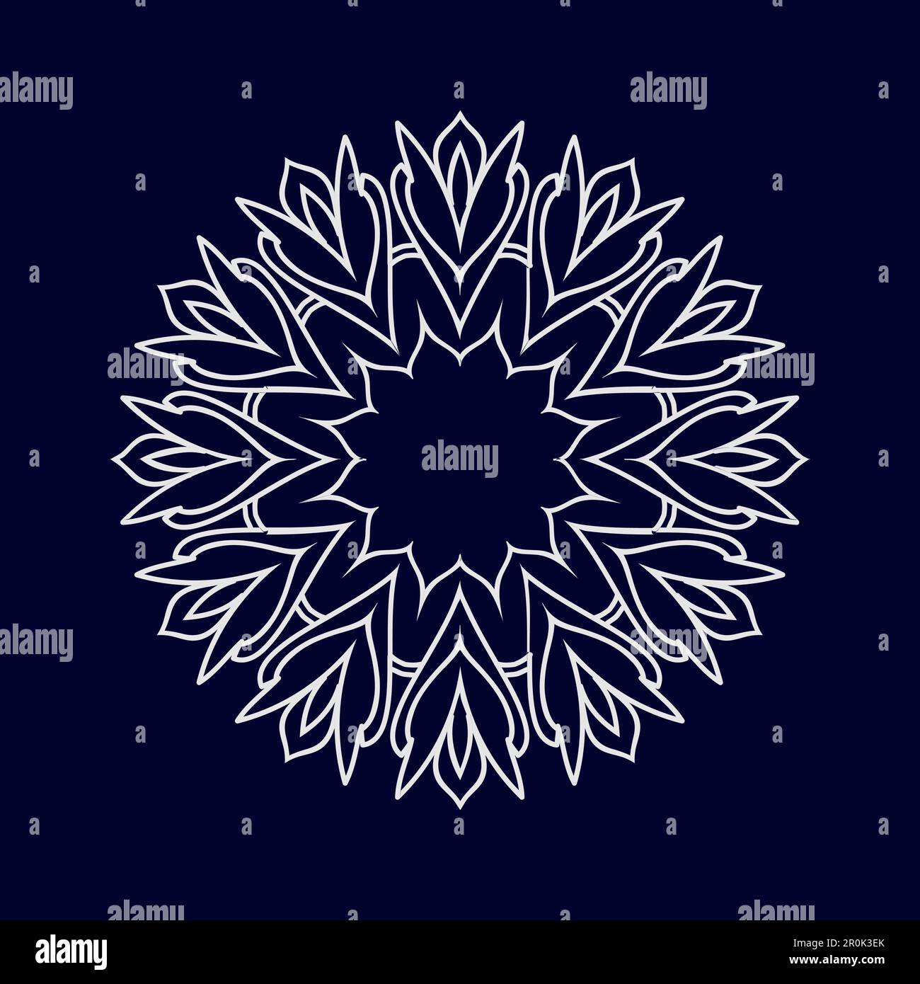 Mandala pattern design background vector illustration Stock Vector ...