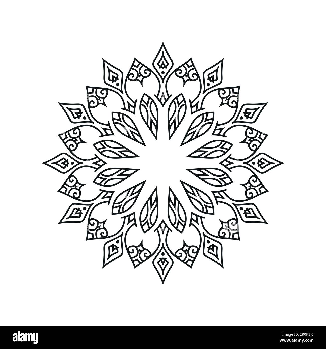Flower Mandala background design vector illustration Stock Vector Image ...