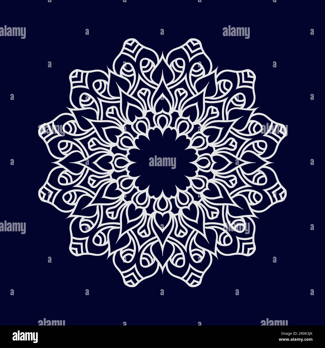 New mandala art vector illustration Stock Vector Image & Art - Alamy