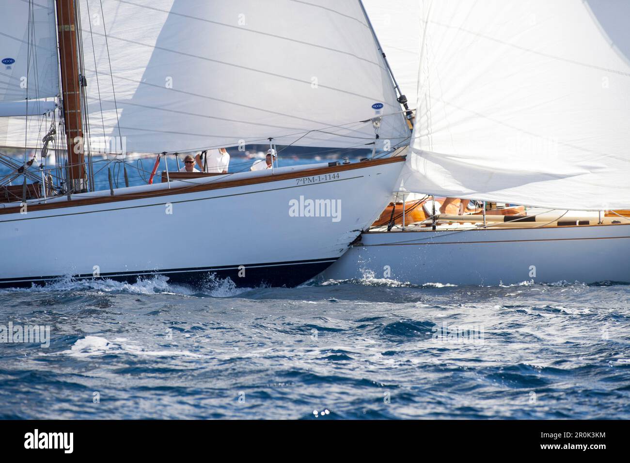 'Collision Yacht ''Giraldilla'' /Yacht ''Outlaw'', Classic Sailing ...